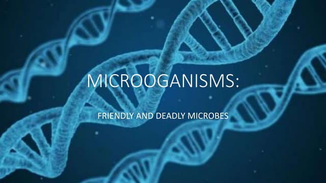 Grade 8: Microorganisms. | PPTX