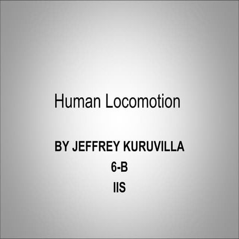 Locomotion | PPT