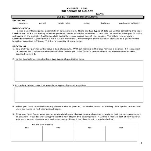 Biology Lab Book | DOC