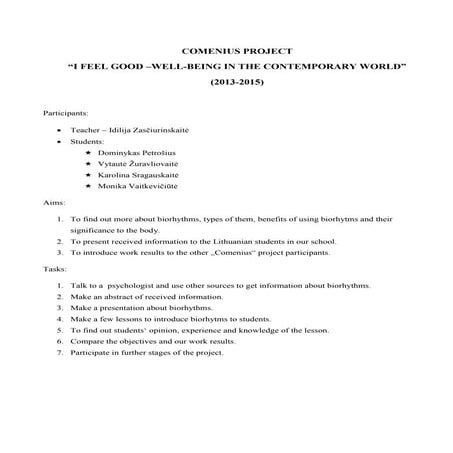 Biology lesson plan | DOCX