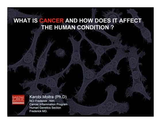 What’s New in Cancer Biology | PPT