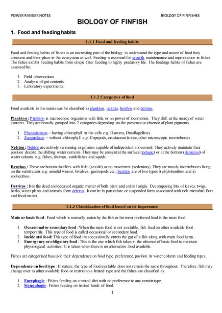Fish Morphology | PPT