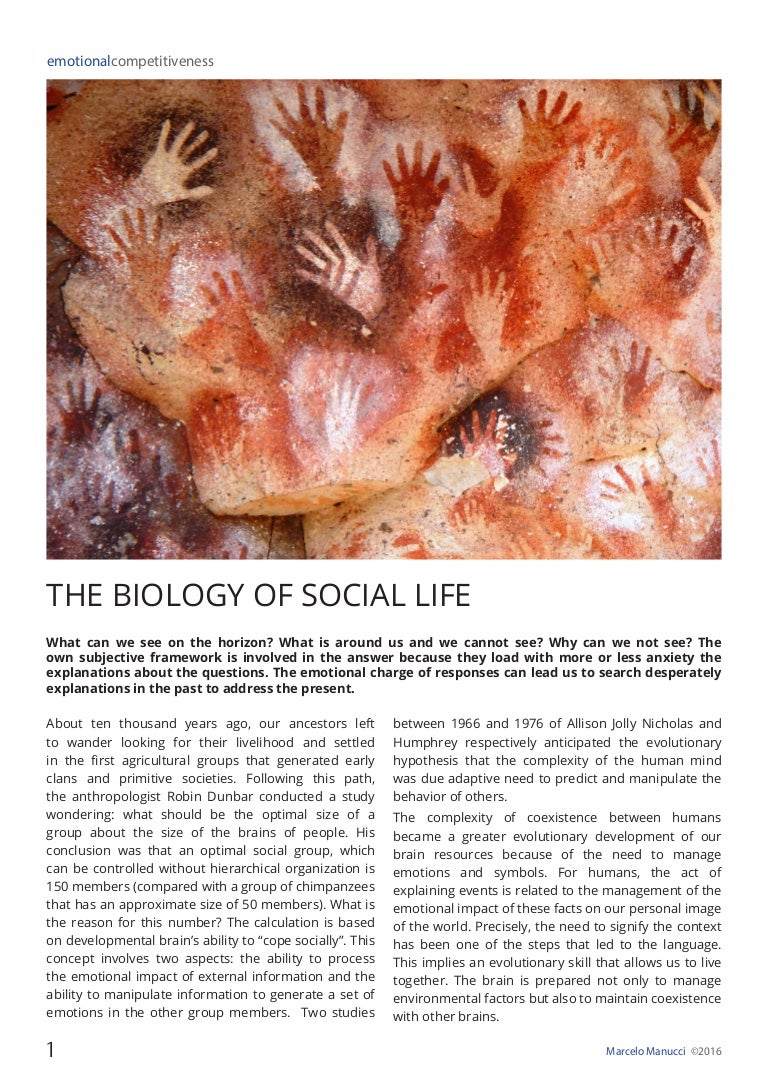 The biology of social life