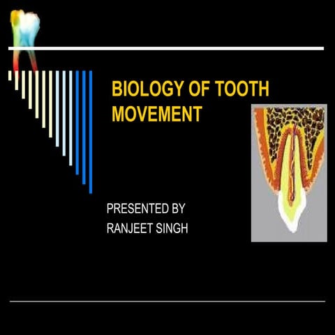 Biology of tooth movement | PPT