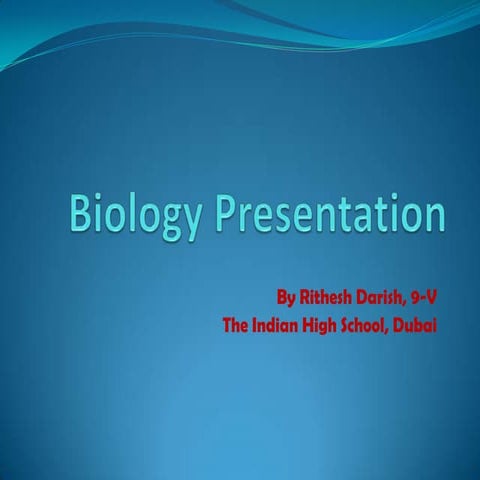 Biology presentation | PPTX | Physical Therapy | Wellness