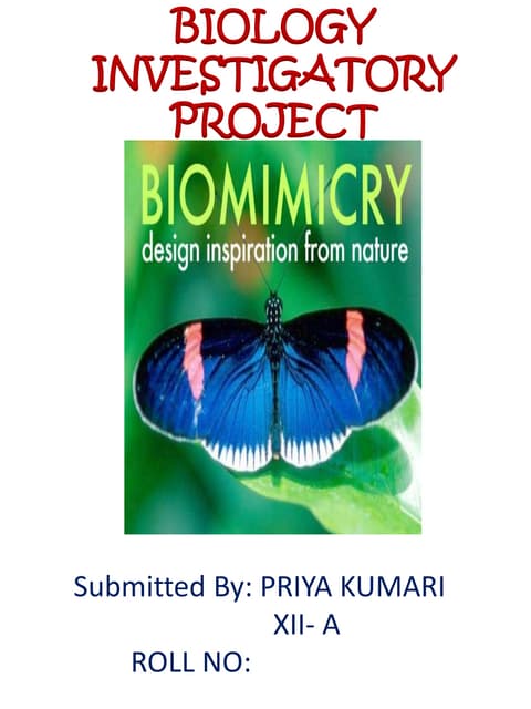 Biomimicry | PPTX