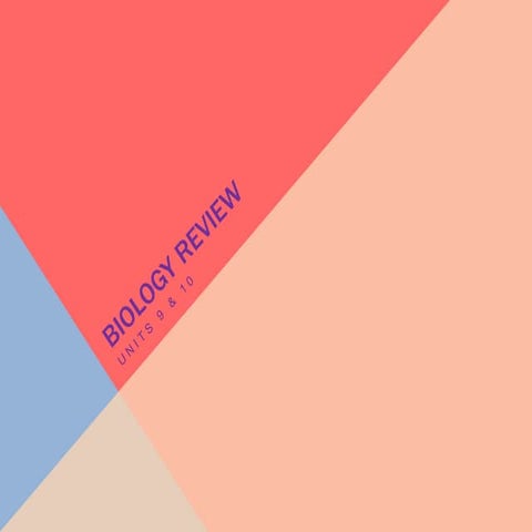 Biology review for units 9 & 10 | PPT