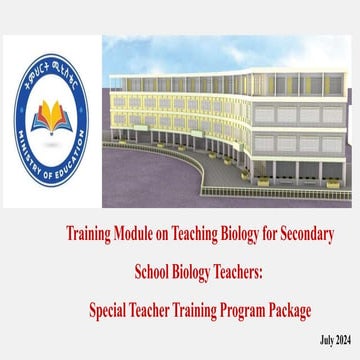Biology training Module for High School Teachers ppt.pptx