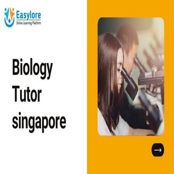 Biology tutor singapore | PDF