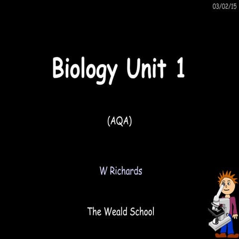 AQA Biology unit 1 | PPT