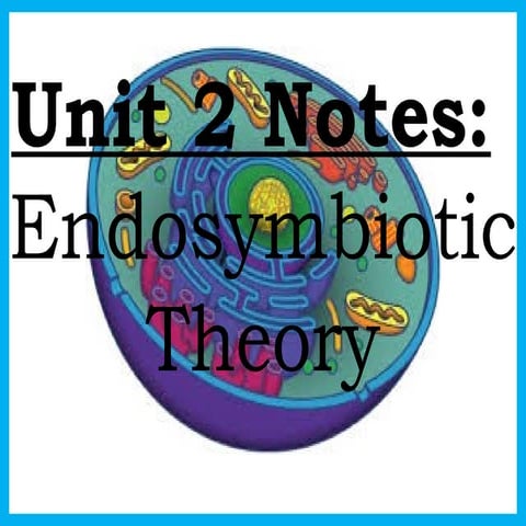 Biology Unit 2 Notes: The Endosymbiotic Theory | PPT | Biological ...