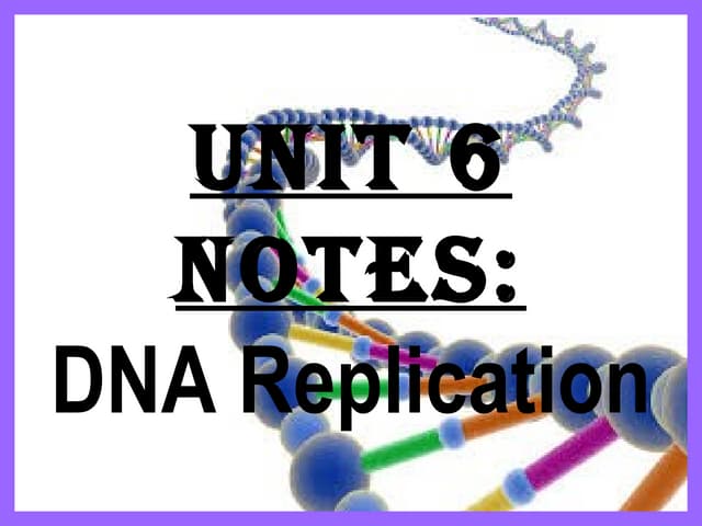 Biology unit 5 genetics genetic engineering notes | PPT