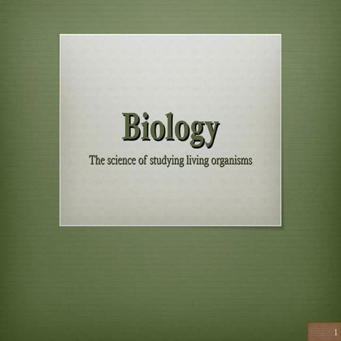 Biology: What is Life? | PPT