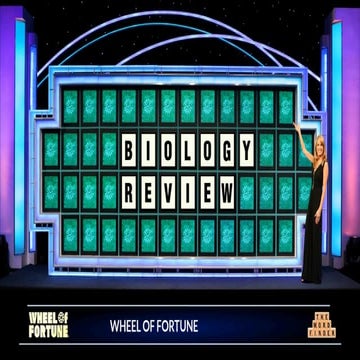 Biology Review Wheel of Fortune PowerPoint | PDF