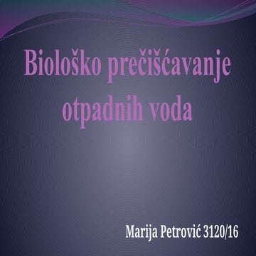 TRETMAN OTPADNE VODE MILANOVIC.ppt