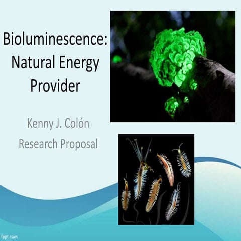 Bioluminescence | PPTX | Biological Sciences | Science