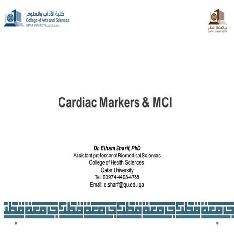 Unit 5: Cardiac Markers & MCI | PDF
