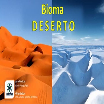 Bioma deserto | PPTX
