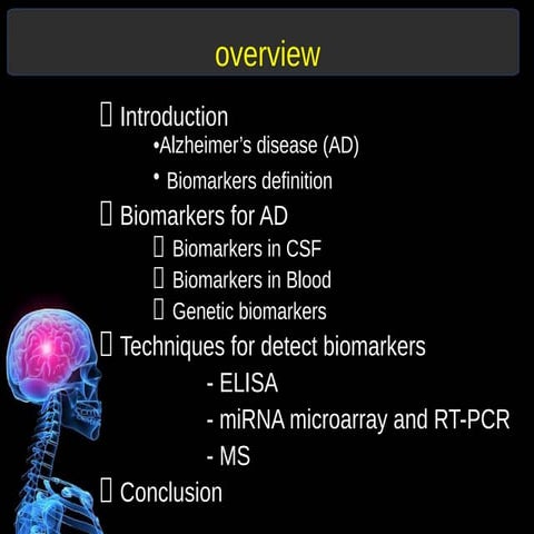 Biomarkers in alzheimers | PDF