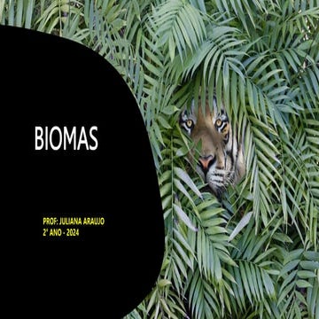 Biomas Brasileiros segundo ano do ensino medio | PPTX