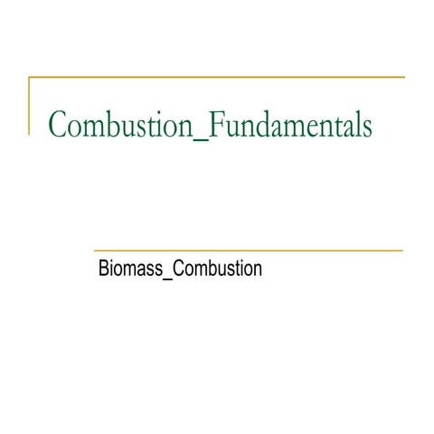 Biomass combustion | PDF