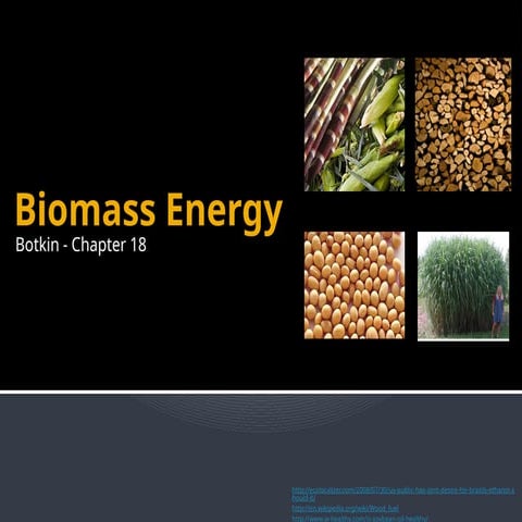 biomass-energy and renewable energy for future | PPTX