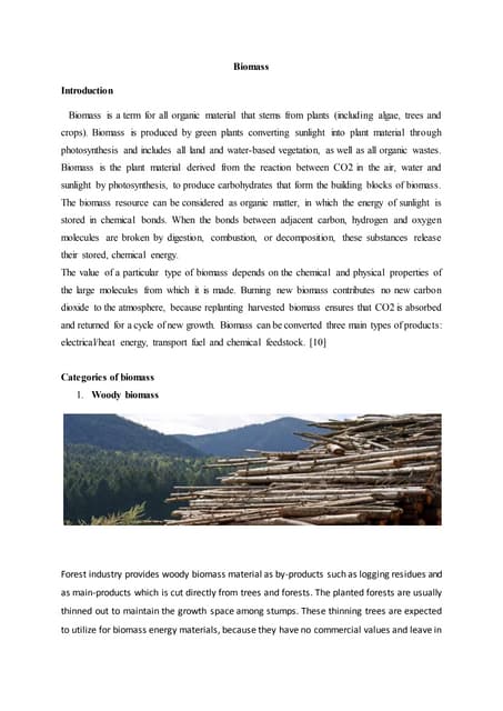Biomass | PPT