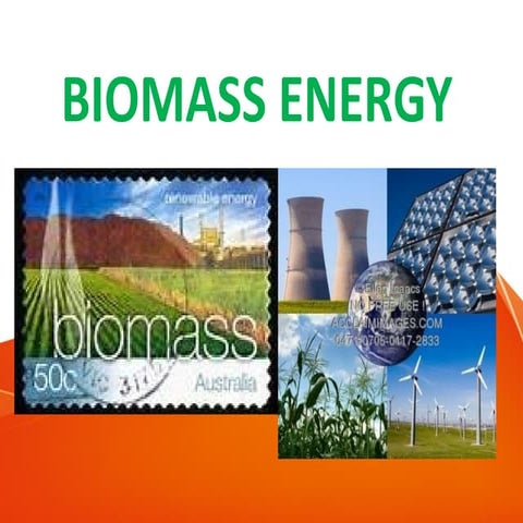 Biomass energy ppt | PPTX