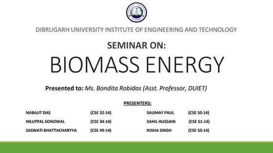 Biomass | PPT