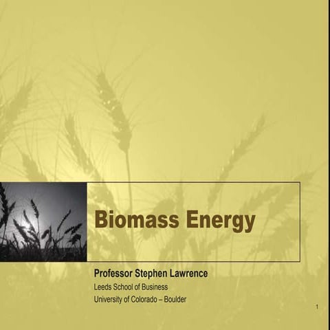 Biomass resources include organic matter | PPT
