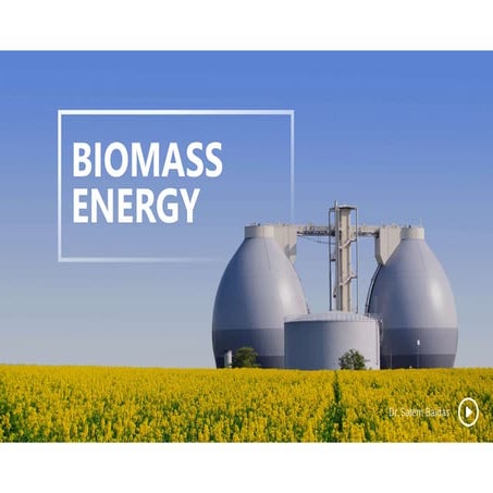 Biomass Energy Definition | PDF