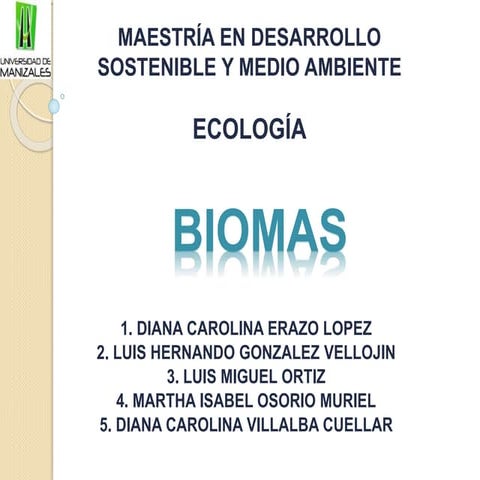 Biomas wiki 3 | PPT