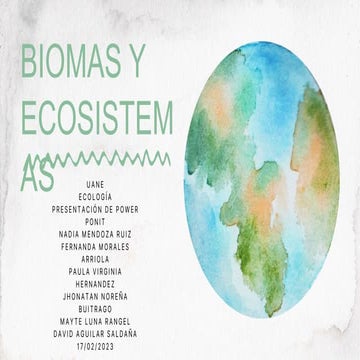 biomas y ecosistemas en Mexico .pptx