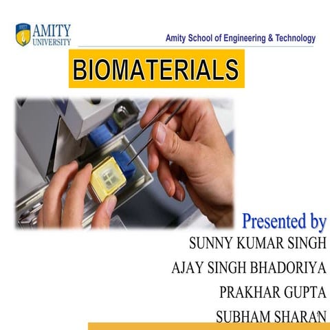 Biomaterials | PPT