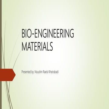 Biomaterials | PPTX