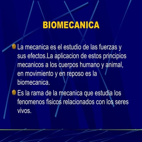 Biomecanica (1) | PPT | Physics | Science