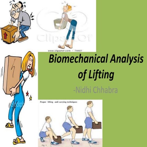 Biomechanical Analysis Biomechanics Of Human Movement And Its Clinical