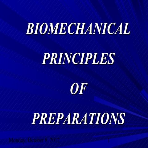 Biomechanical principles | PPT | Dental Health | Diseases and Conditions