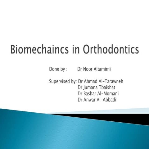 Types of tooth movement in orthodontics (4th BDS) | PPTX