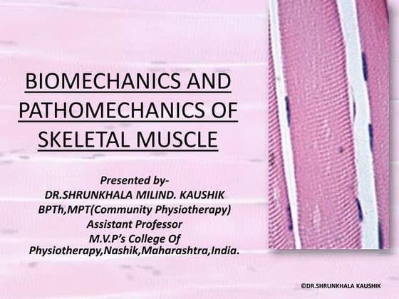 Effects of exercise on skeletal and muscular system | PPTX