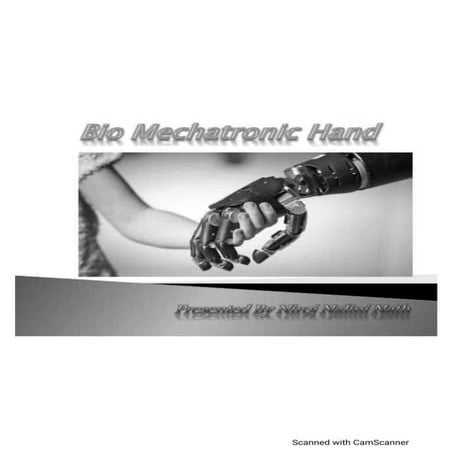 Biomechatronic hand pdf | PDF