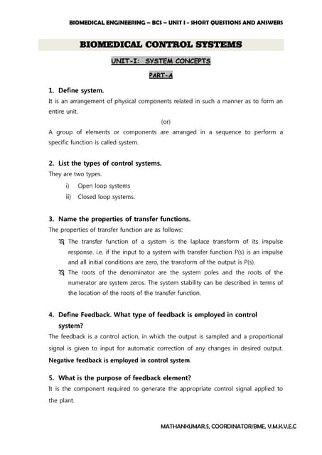 Control interview questions | PDF