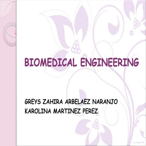 Biomedical engineering | PPT