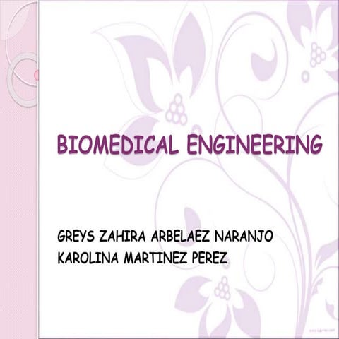 Biomedical engineering | PPT