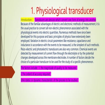 Biomedical instrumentation in TY BSc Physics | PPT