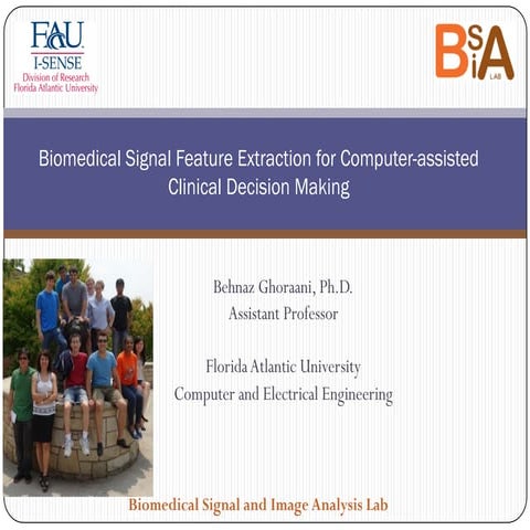 Biomedical Signal Extraction for Computer-assisted Clinical Decision ...