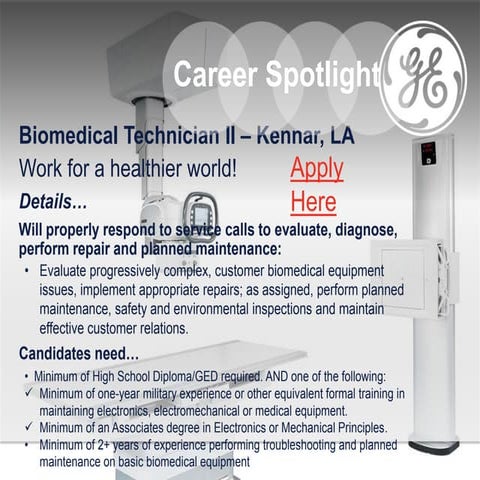 Biomedical Technician II | PPTX