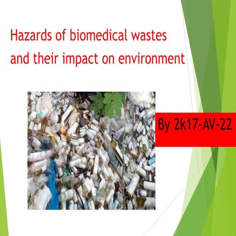 Biomedical waste | PPTX