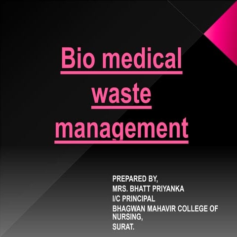 Biomedical waste management_ppt | PPTX