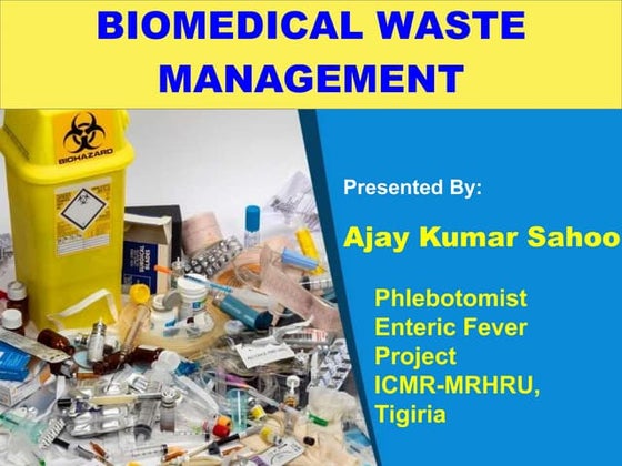 Biomedical waste management_ppt | PPTX | Infectious Diseases | Diseases ...